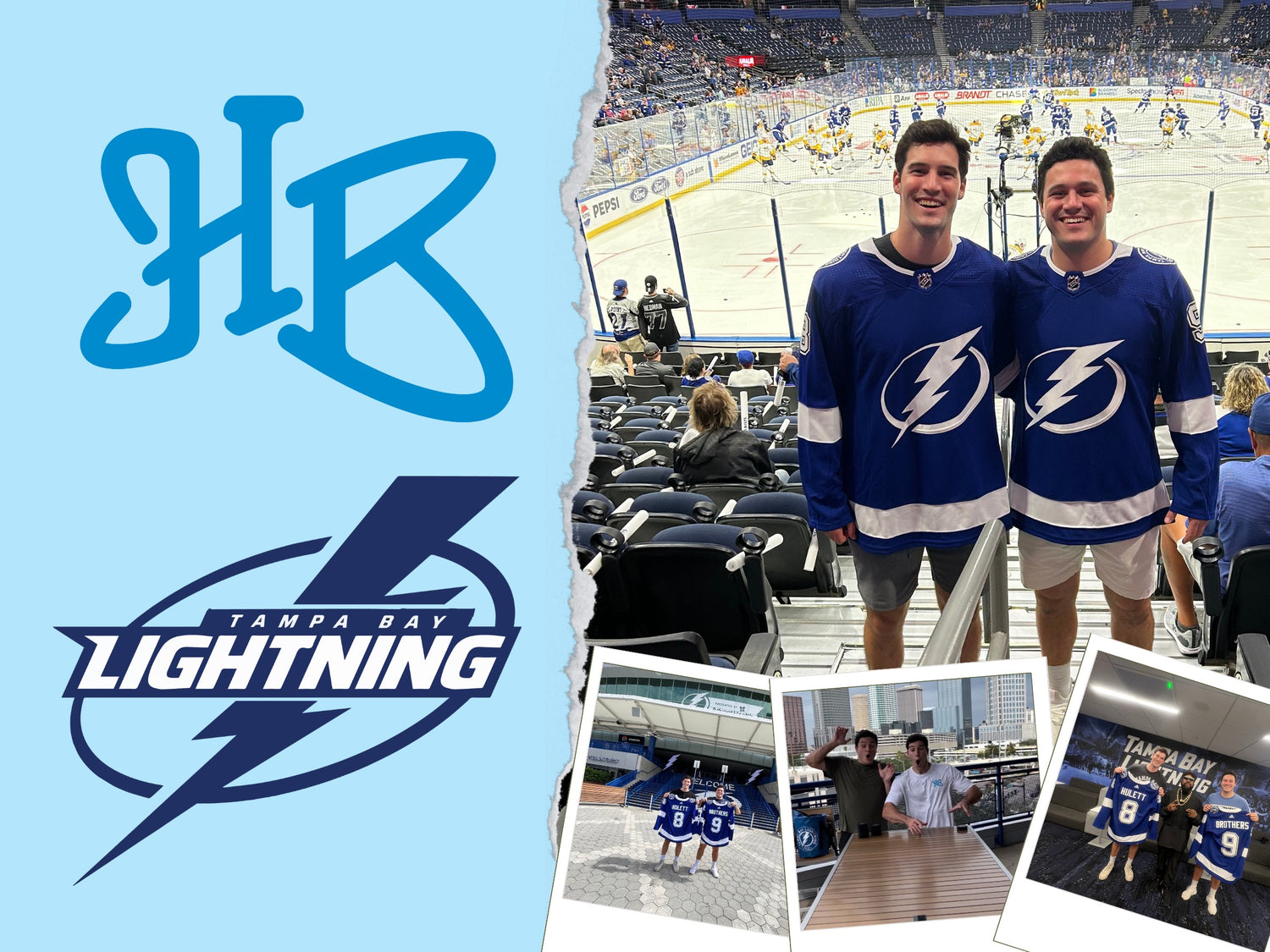 Hulett Brothers with the Tampa Bay Lightning